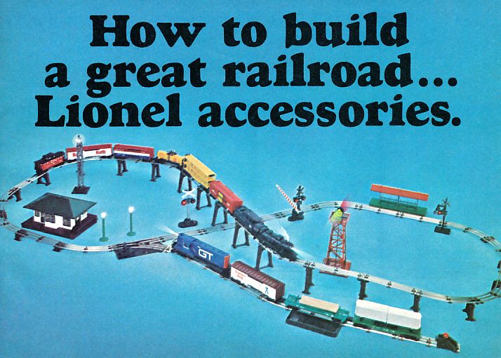 Lionel Consumer Catalogs, 1973 Accessory, Page 1