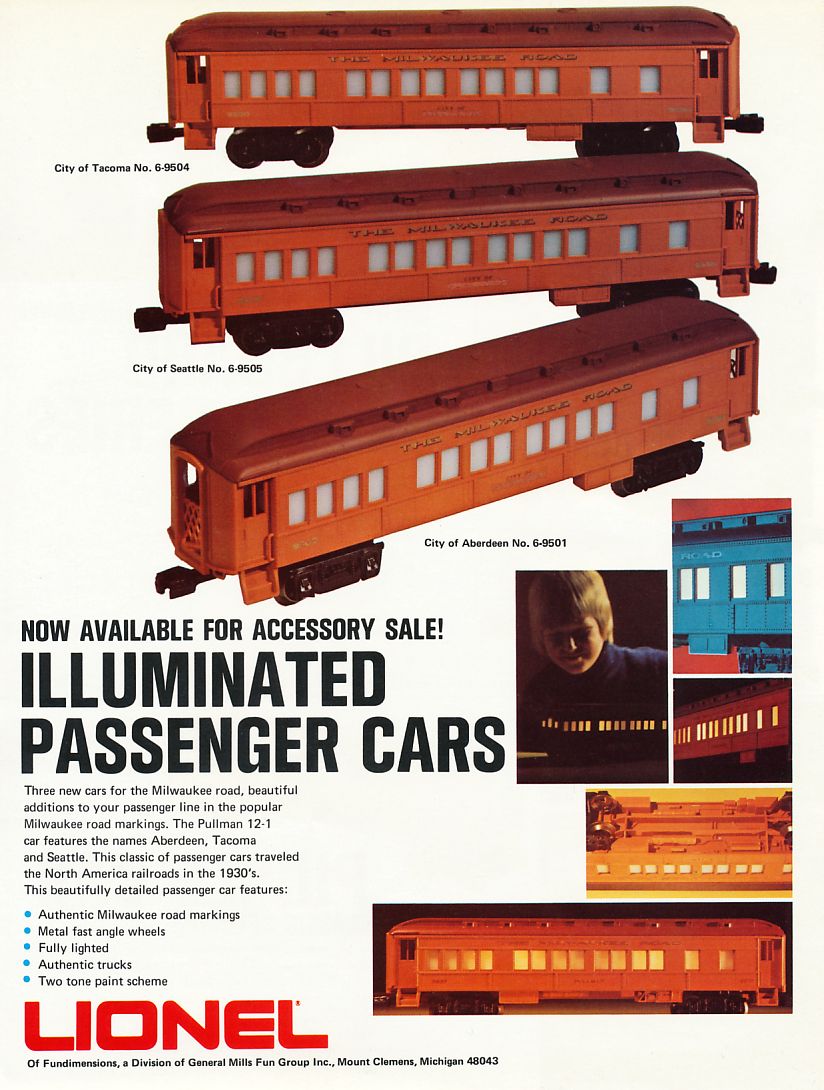 Lionel Consumer Catalogs, 1974 Billboard Reefer, Pickle Car, and ...