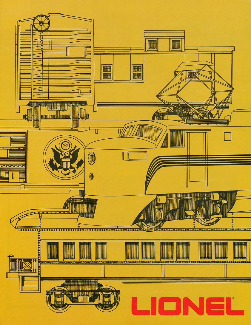Lionel Consumer Catalogs, 1975 The Liberty Special Folder, Page 1