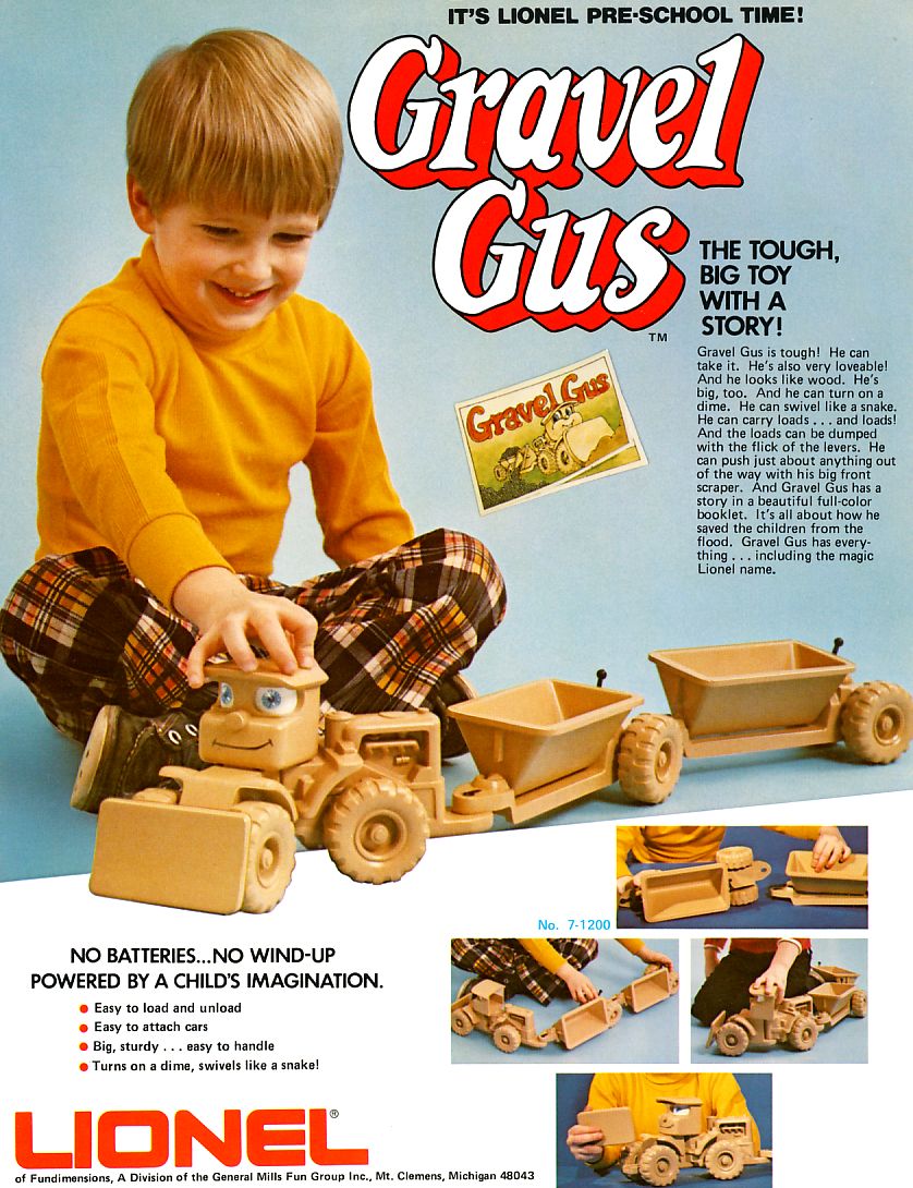 Lionel Consumer Catalogs, 1975 Lionel Goes to Pre-School ... Happy Huff ...