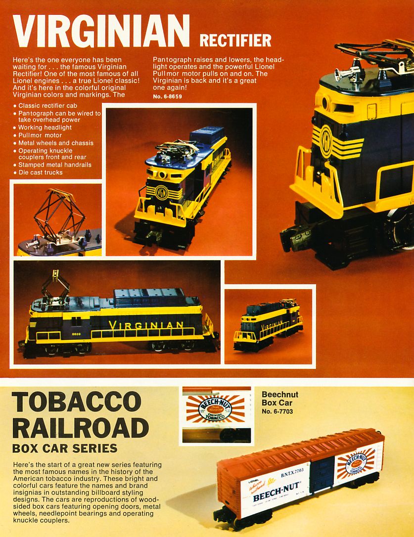 Lionel Consumer Catalogs, 1976 Rico Station, Milwaukee Electric ...